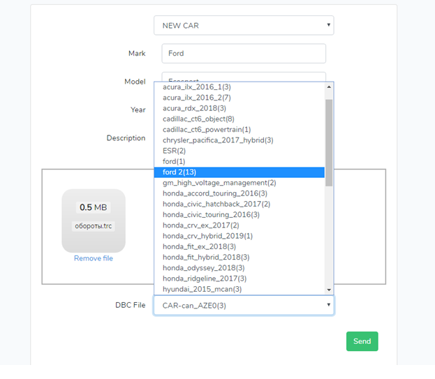 Universal CAN bus decoding service can2sky.com - MECHATRONICS